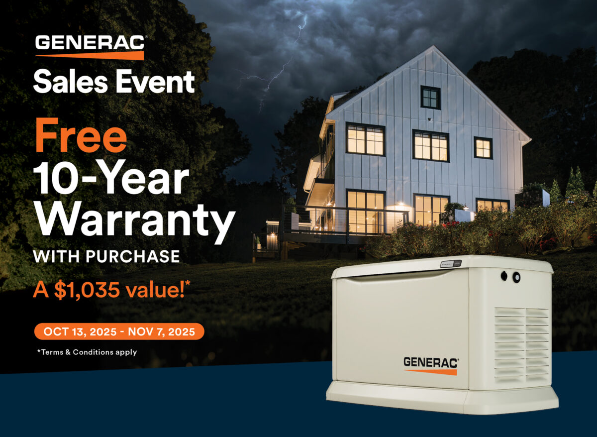 Power Your Home with Peace of Mind – Generac Fall 2025 Promotion ...